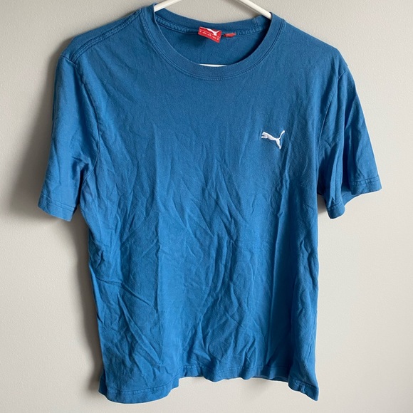 Puma | Shirts | Mens Blue Puma Tshirt | Poshmark